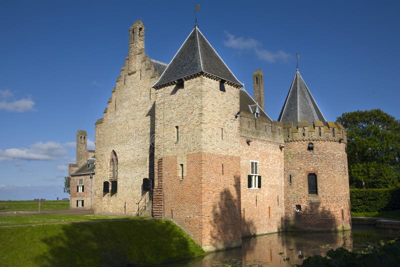Dutch Landscape- Castle Croy - Laarbeek Stock Photo - Image of ...