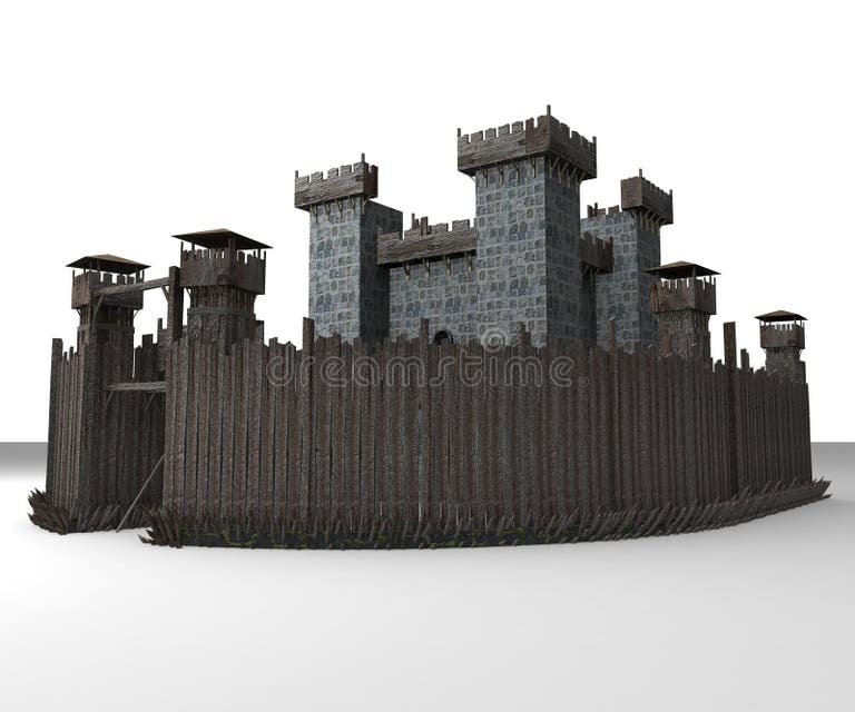 Castle Fence Stock Illustrations – 2,374 Castle Fence Stock ...