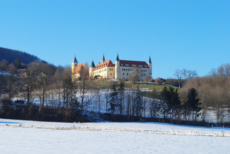 Castle. stock photo. Image of attraction, castle, cold - 17508354