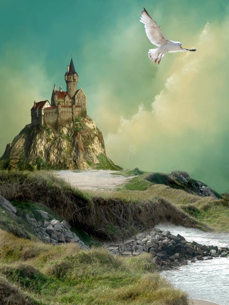 Dreamy Cloud Castle Stock Illustrations – 2,141 Dreamy Cloud Castle ...