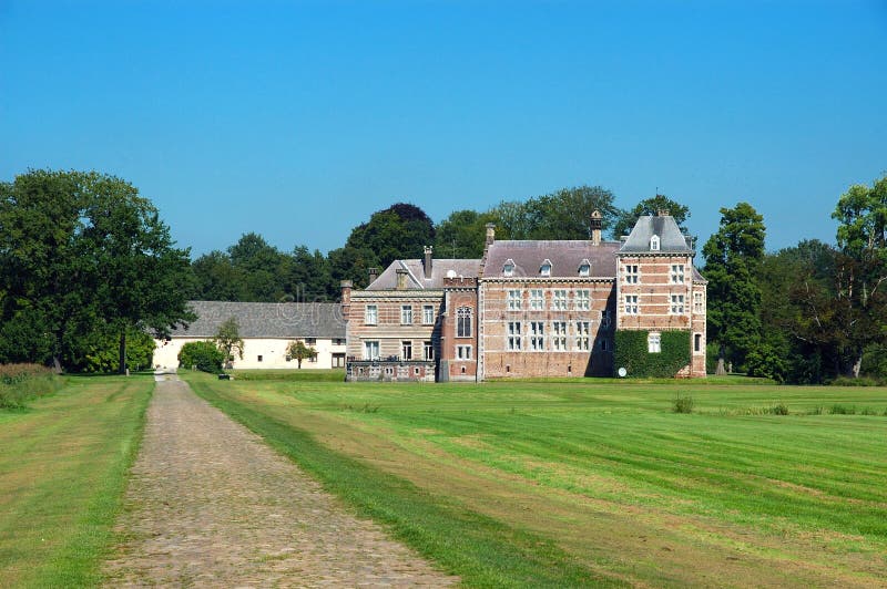 Dutch Landscape- Castle Croy - Laarbeek Stock Photo - Image of ...