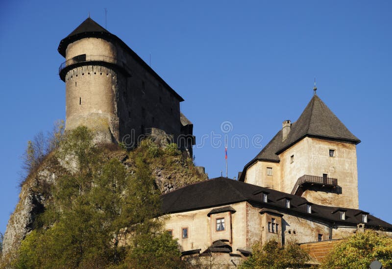 Castle stock image. Image of relax, trees, architecture - 27187847