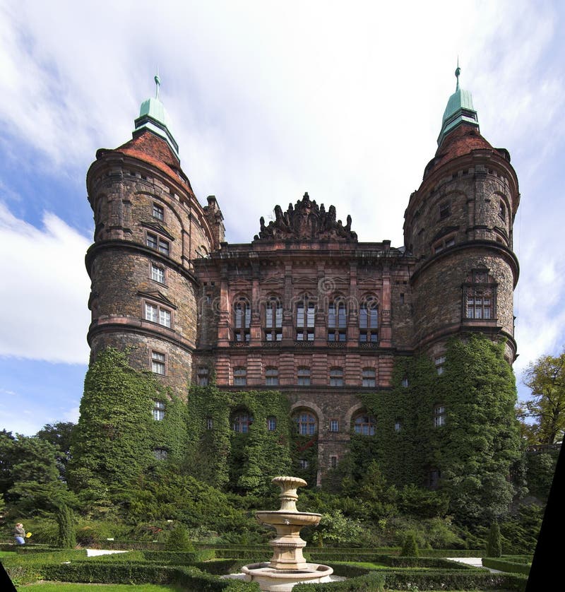 Palace Ksiaz (Furstenstein) - Castle in Walbrzych in Lower Silesian ...