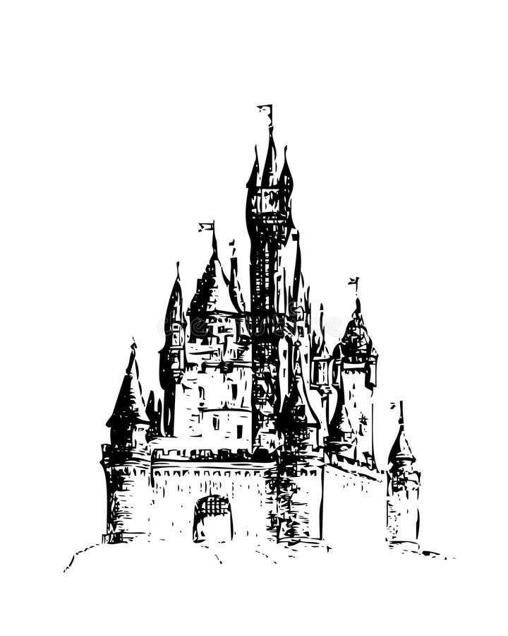 Castle stock illustration. Illustration of vintage, weapon - 5418721