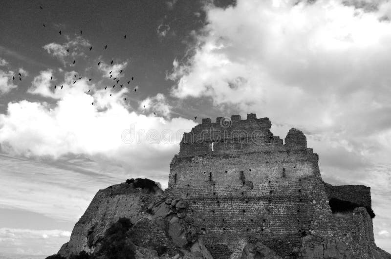 Castle of Acquafredda stock image. Image of historic - 30751573