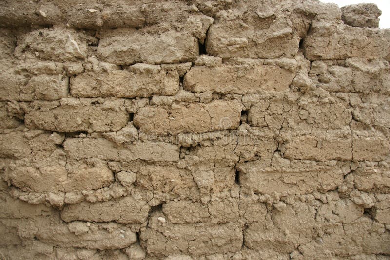 Castle Adobe Wall Texture for 3d Materials Stock Image - Image of ...