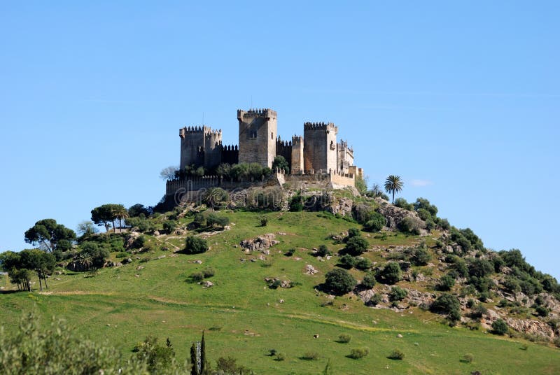Castle, Almodovar Del Rio, Spain. Stock Photo - Image of grandiose ...