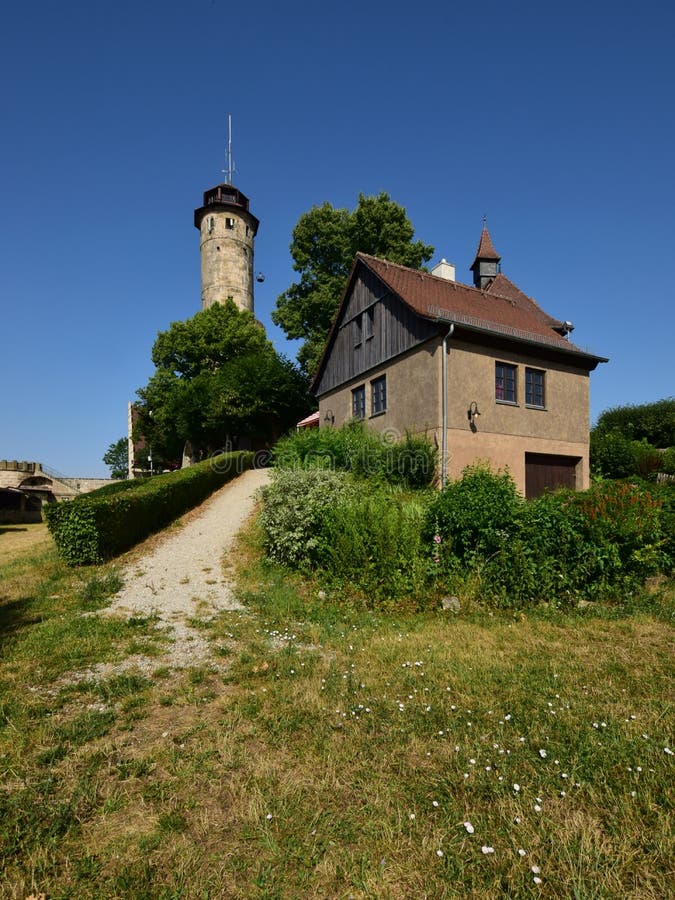 Castle Altenburg in Bamberg, Germany Editorial Image - Image of grass ...