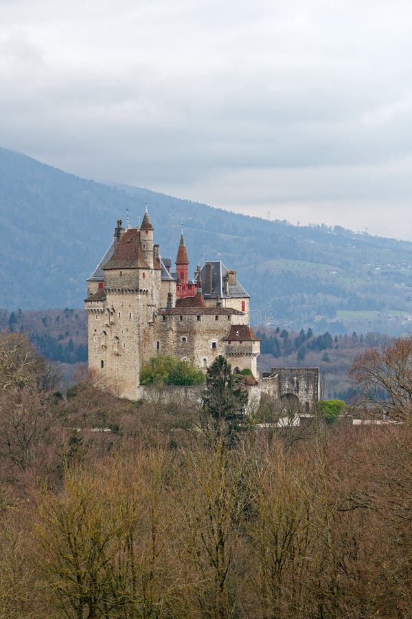 The castle stock photo. Image of tower, landscape, savoy - 75968874