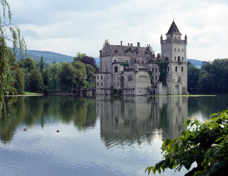 Castle Anif stock photo. Image of castle, anif, reflection - 20370264