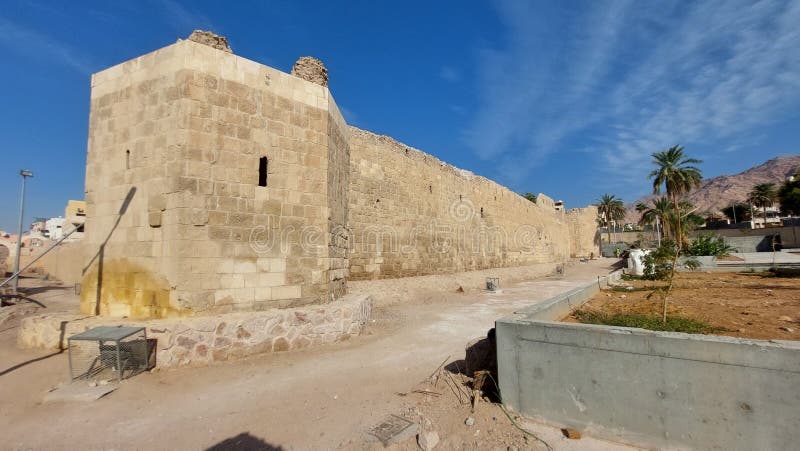 Castle Aqaba, Jordan stock photo. Image of monument - 267604092