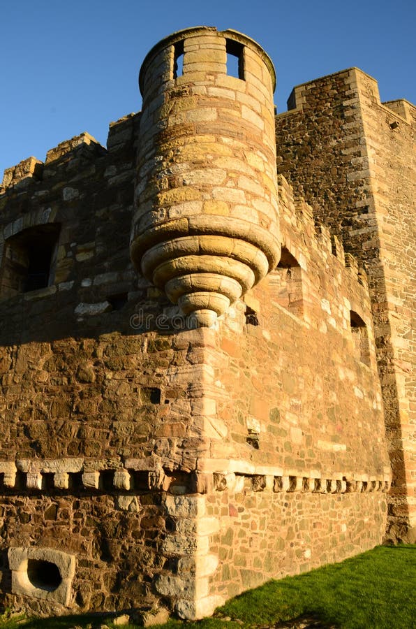 Corner Turret stock image. Image of castle, scotland - 76684281