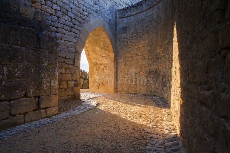 Castle archway stock photo. Image of light, archway, court - 27445728