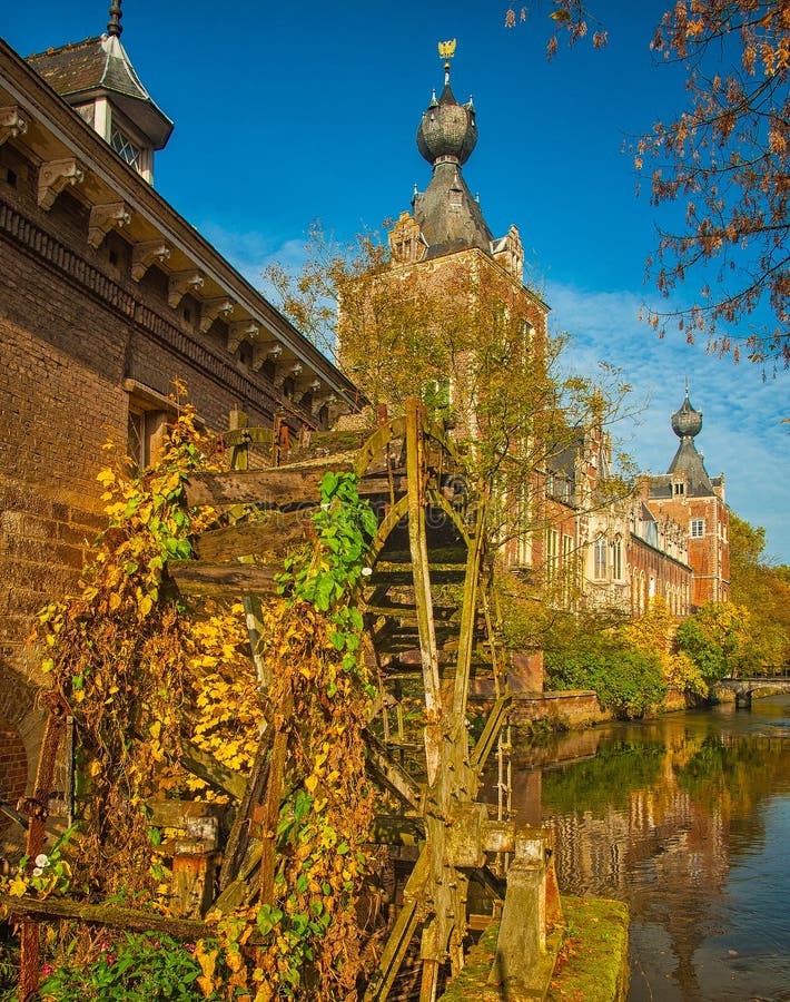 Castle Arenberg in Leuven stock image. Image of belgium - 98010119