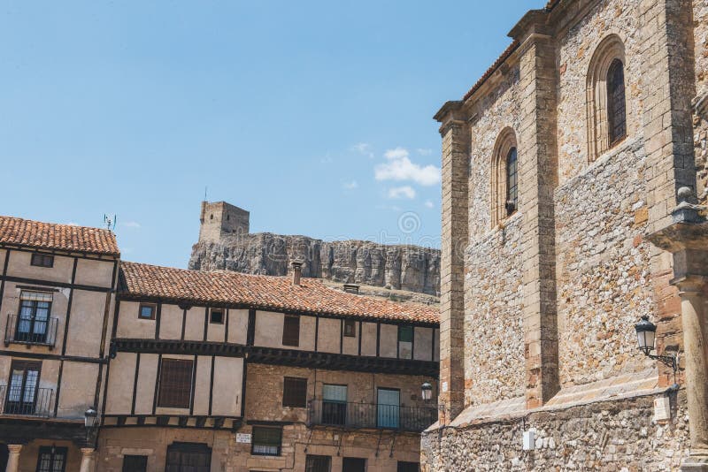 Castle of Atienza, Guadalajara Stock Photo - Image of culture ...