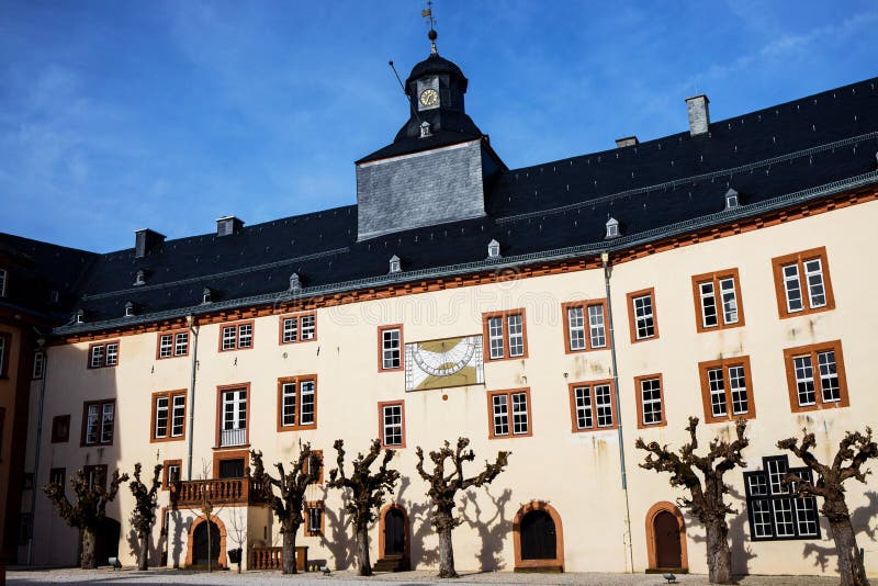 Castle Bad Berleburg in Germany Stock Photo - Image of siegerland ...
