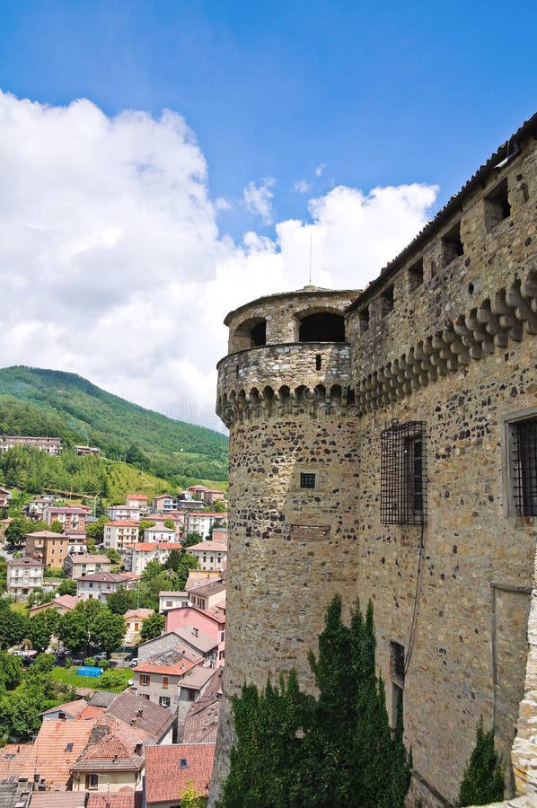 Castle of Bardi. Emilia-Romagna. Italy Stock Photo - Image of ancient ...
