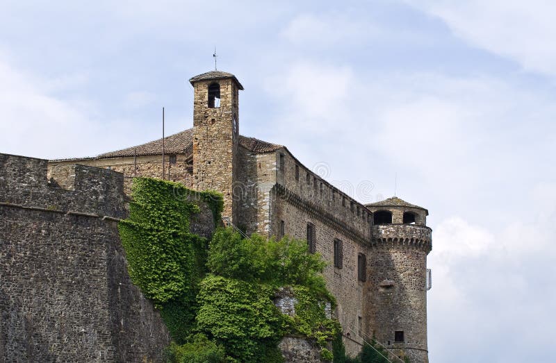 Castle of Bardi. Emilia-Romagna. Italy Stock Image - Image of city ...