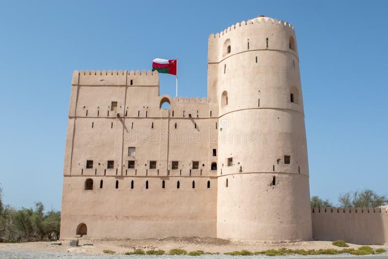 Castle in Barka, Oman - Middle East Stock Photo - Image of historical ...