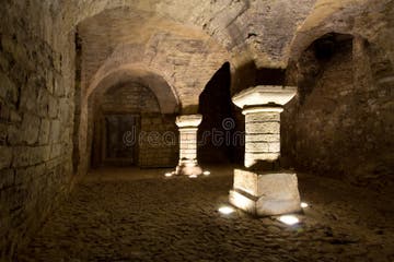 Creepy castle basement stock image. Image of floor, cavern - 36494893