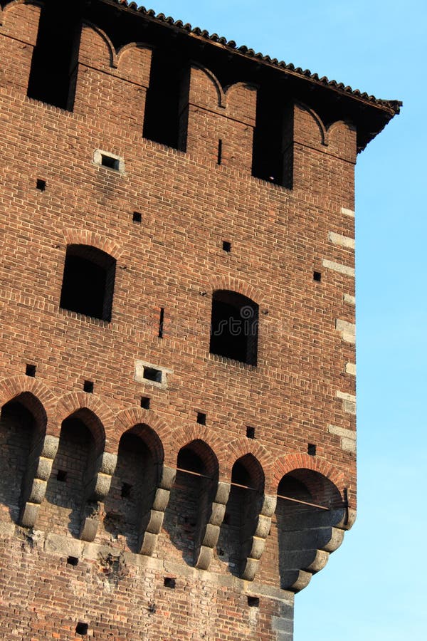 Castle battlements stock photo. Image of grate, gothic - 14360158