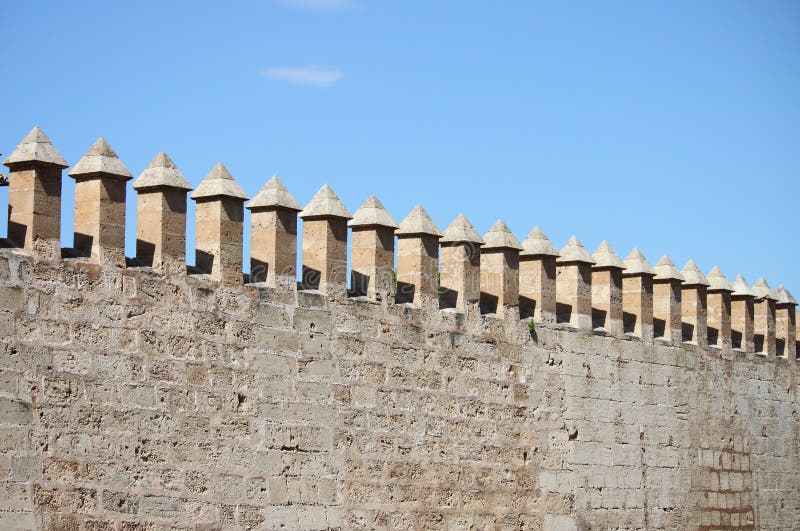 Castle Battlements Royalty Free Stock Photo - Image: 26780925