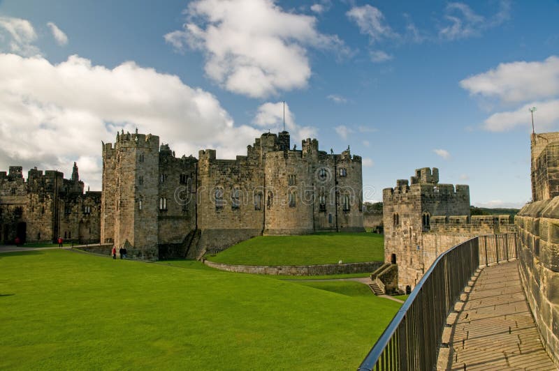 Castle from the Battlements Stock Image - Image of ruin, england: 8973363