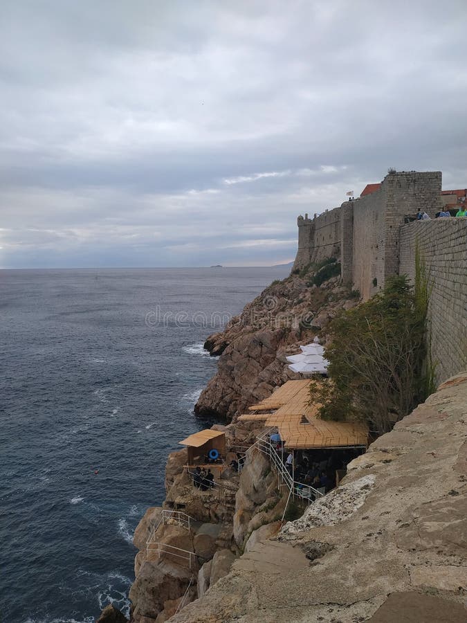 Castle in the beach editorial photo. Image of croacia - 171037316