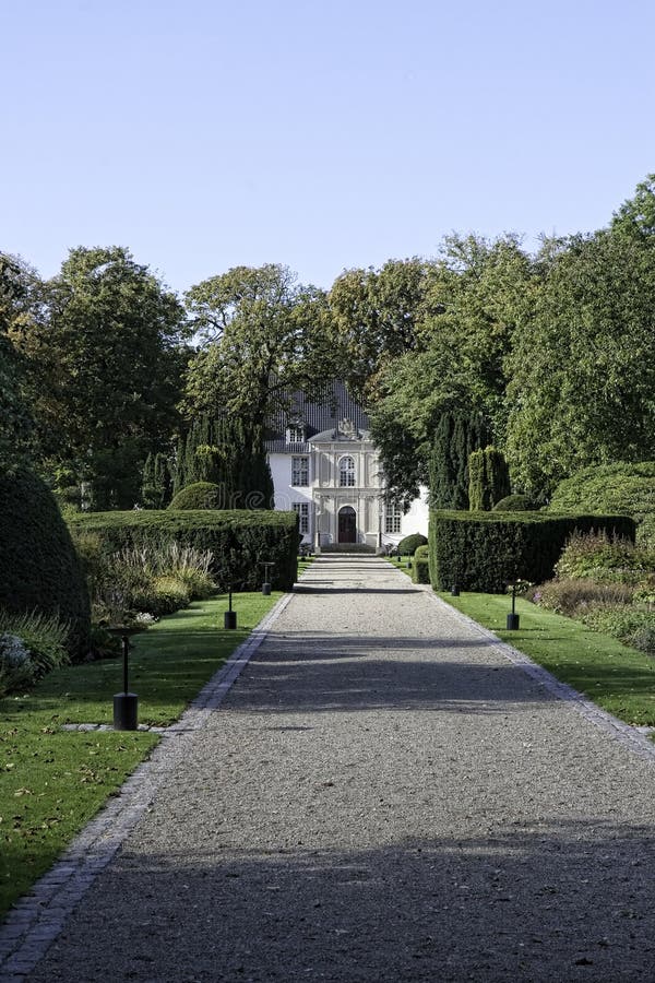 Castle Behind the Trees stock photo. Image of bushes - 34492370