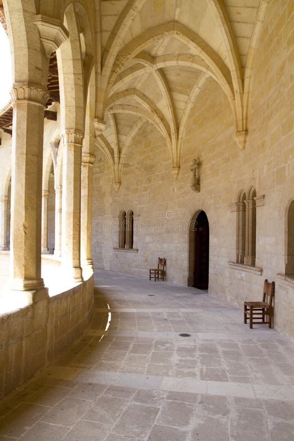 Castle Belvedere in Majorca Stock Image - Image of colonnade, arcade ...