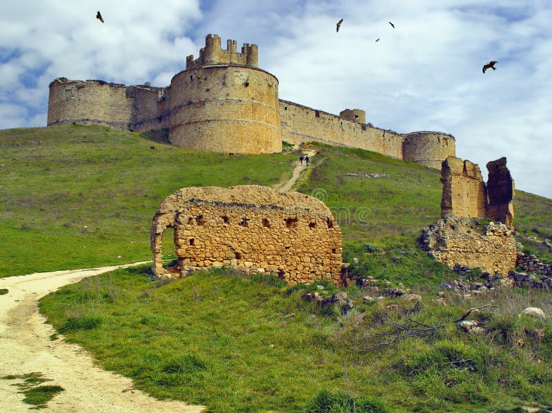 Castle of Berlanga De Duero, Soria (Spain) Stock Photo - Image of soria ...