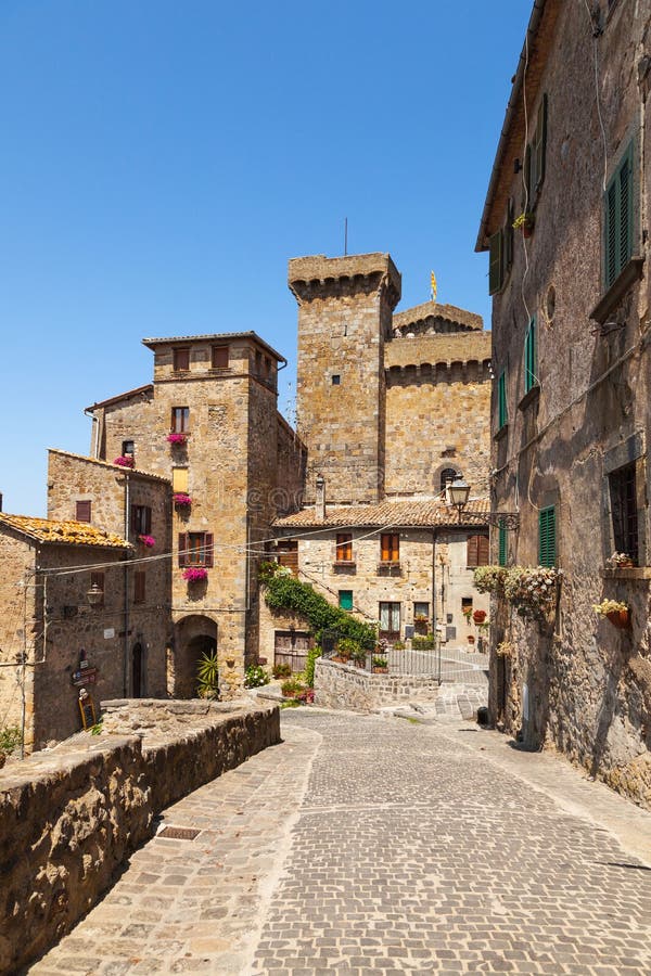 Castle Of Bolsena. Lazio. Italy. Editorial Image - Image of landmark ...