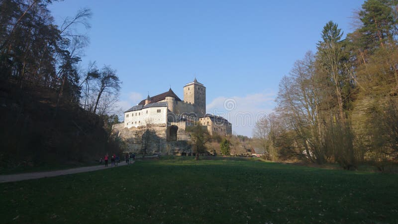 Castle Bone Northern Bohemia Czechia Editorial Photography - Image of ...
