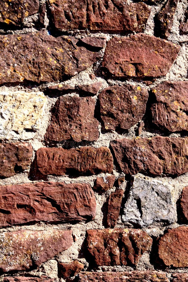 Castle brick construction stock image. Image of castle - 105999733