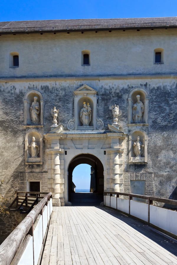 Castle bridge stock photo. Image of europe, fort, austrian - 25162566