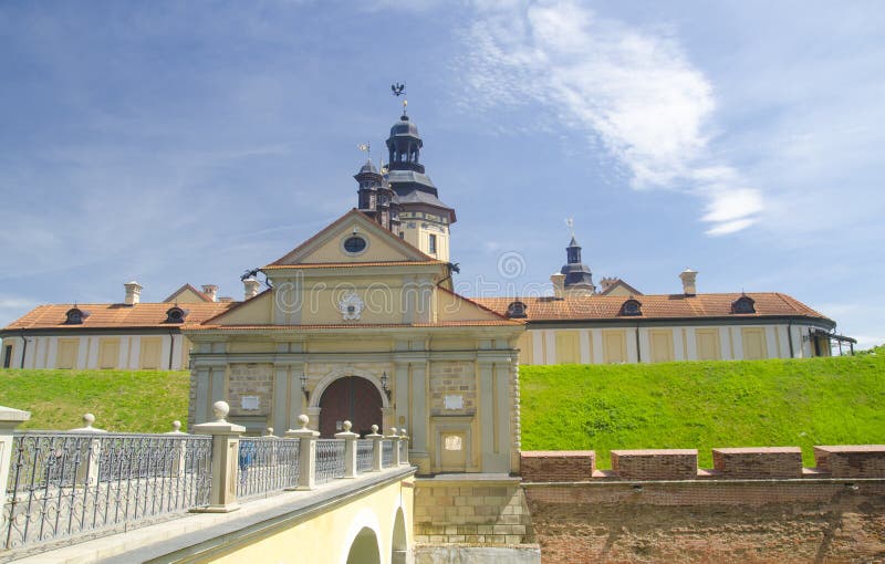 Castle Bridge and Architecture Stock Image - Image of medieval, front ...