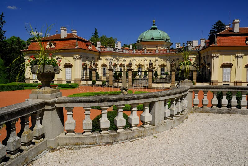Castle Buchlovice stock photo. Image of external, architectures - 24355040