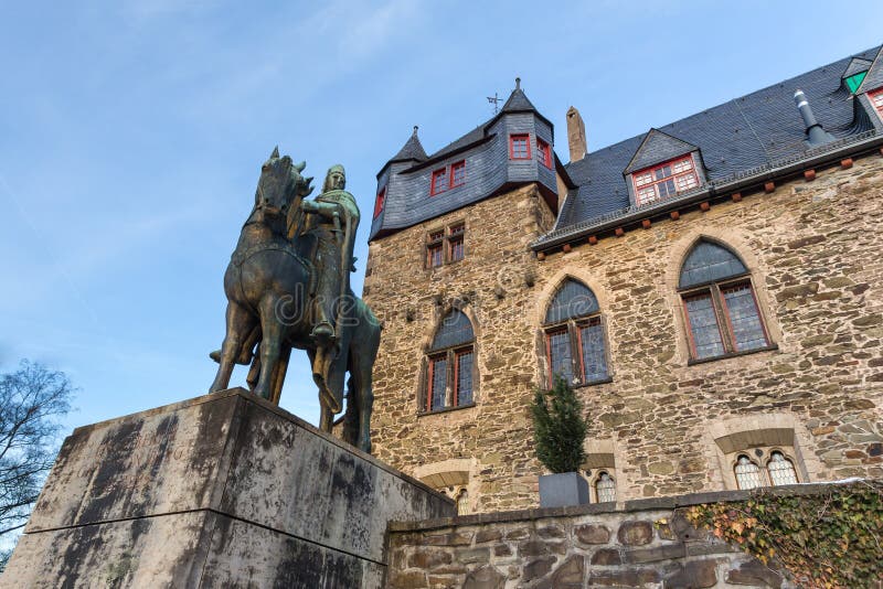 Castle Burg Solingen Germany Stock Photo - Image of travel, germany ...