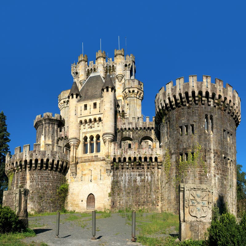 Castle of Butron stock image. Image of gothic, monument - 21842539
