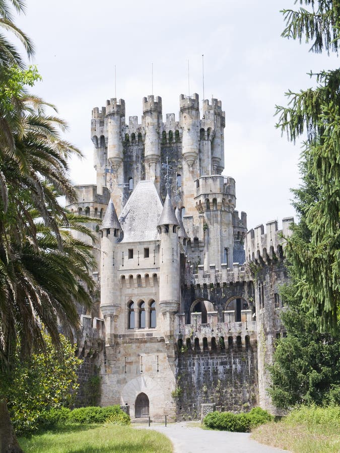 Castle of Butron stock photo. Image of defense, country - 25281226