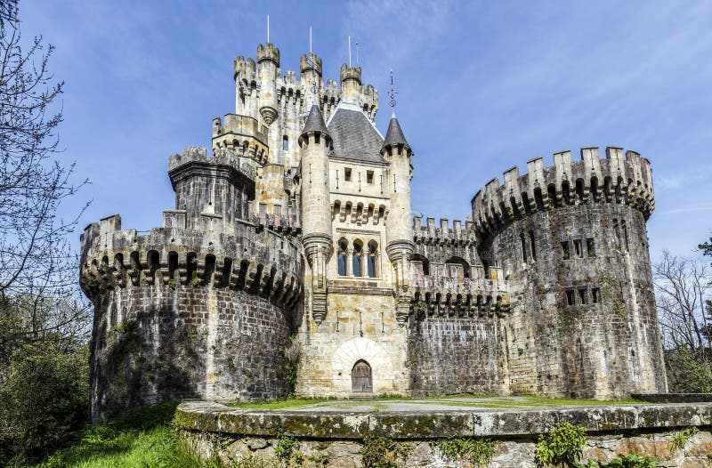 Castle of Butron stock photo. Image of aged, monument - 29840748