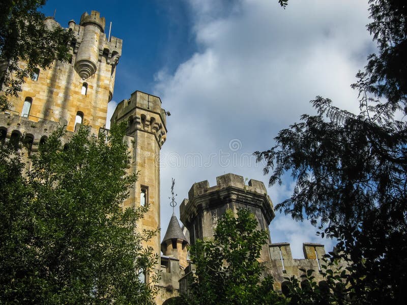 Castle Butron, Basque Country, Spain Stock Photo - Image of attraction ...