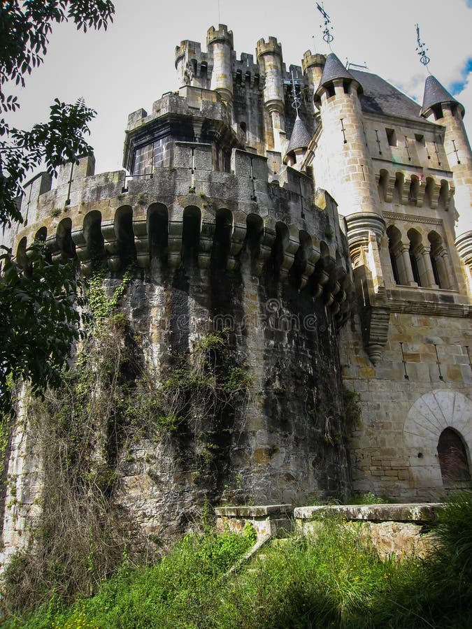 Castle Butron, Basque Country, Spain Stock Image - Image of tower ...