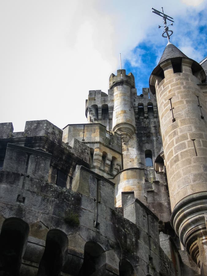 Castle Butron, Basque Country, Spain Stock Image - Image of history ...