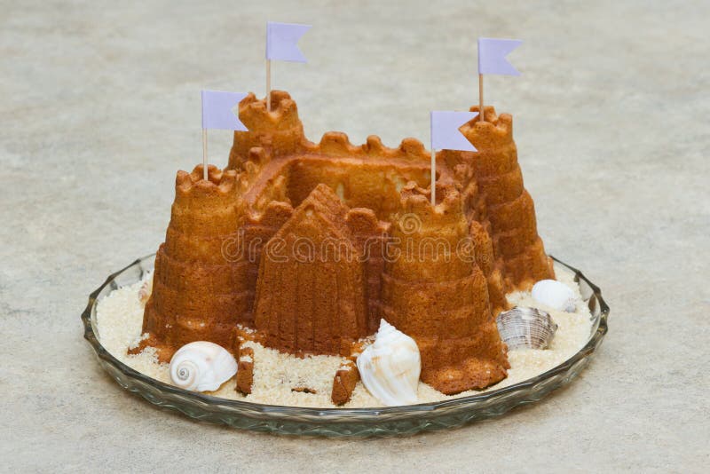 Castle cake stock photo. Image of fresh, snack, crispy - 36365624