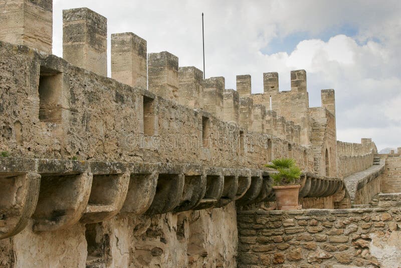 Castle of Capdepera. editorial photo. Image of fort - 116348676