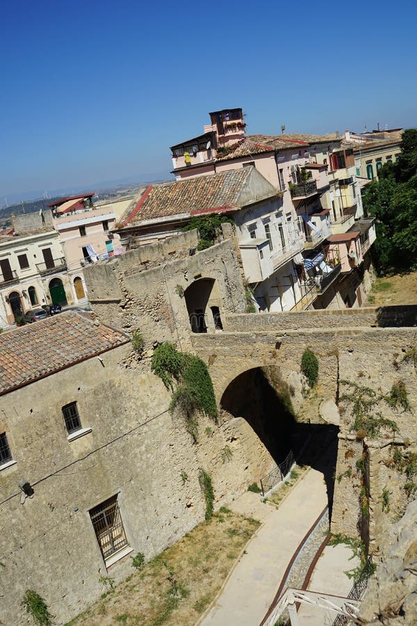 Castle of Carlo V, Crotone stock photo. Image of museum - 97964952