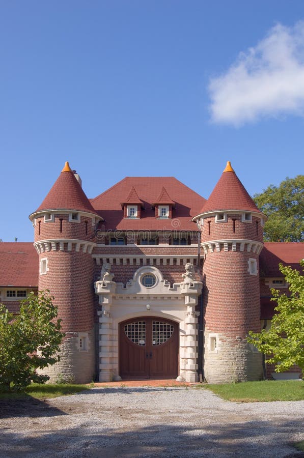 Castle stock image. Image of green, castle, blue, gate - 167932815