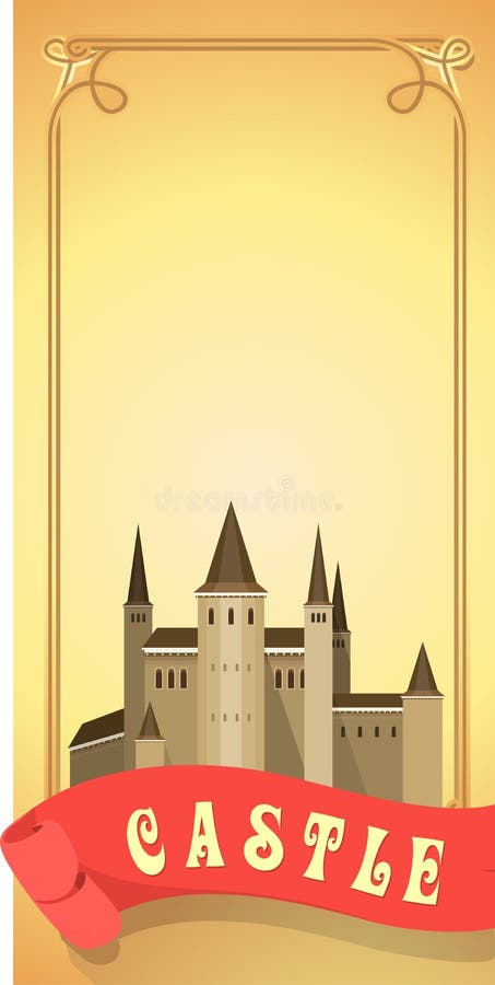 Castle stock vector. Illustration of house, kingdom, fantasy - 50827523
