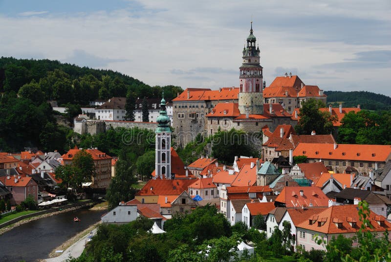 Castle Cesky Krumlov stock photo. Image of architecture - 24294666
